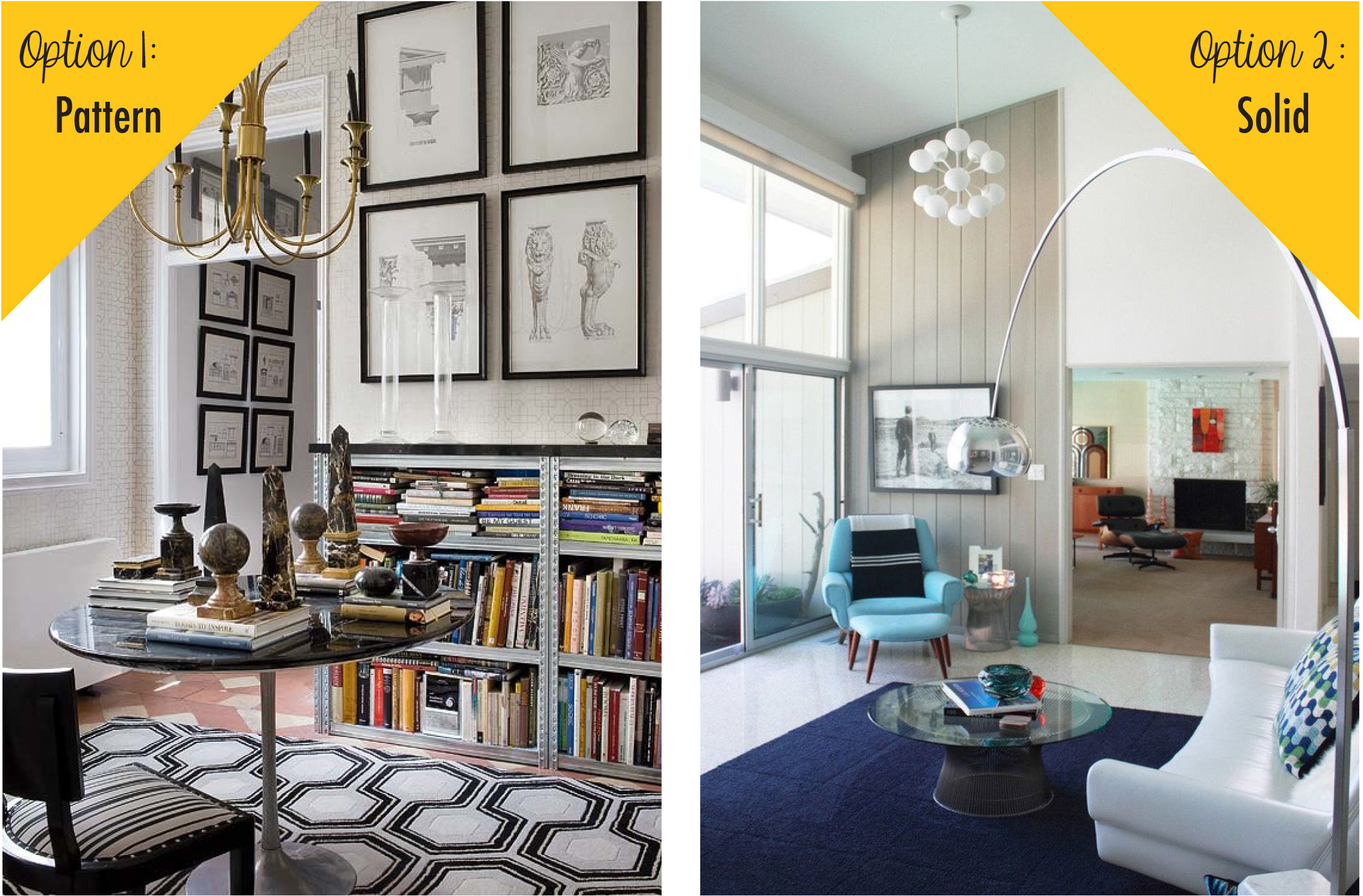 The Options: Pattern or Solid - Dream Green DIY