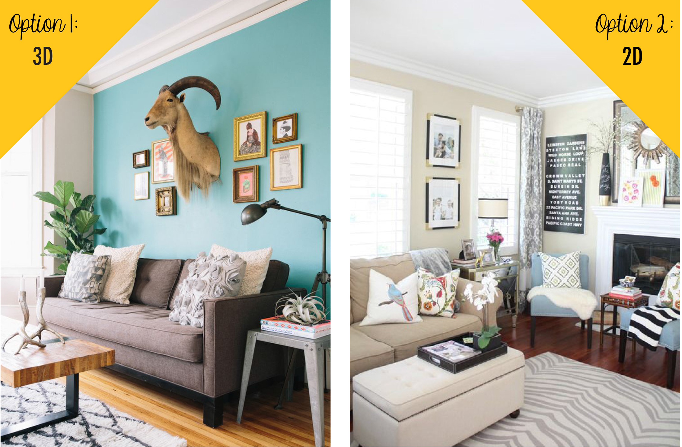 The Options: 3D or 2D - Dream Green DIY