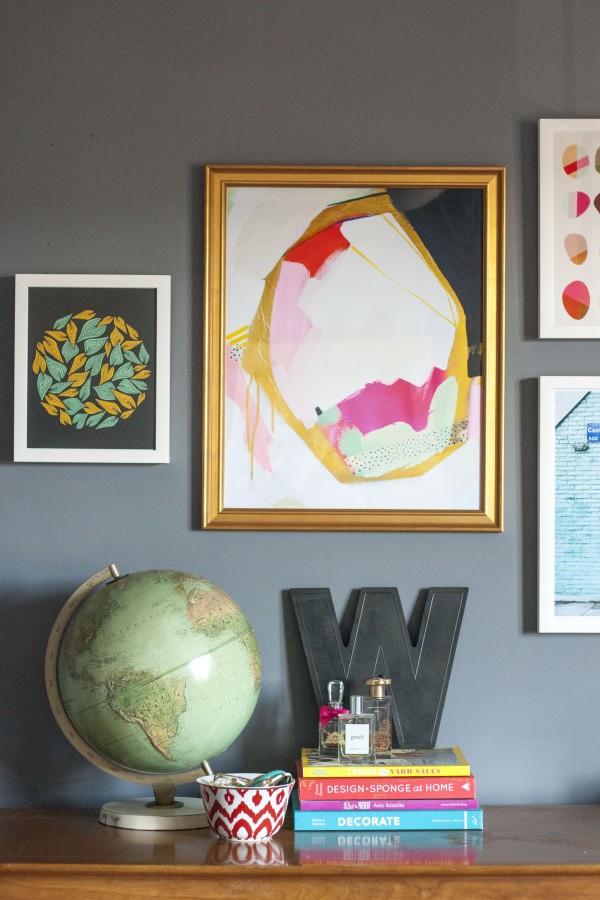 An Artfully Custom Wall - Dream Green DIY