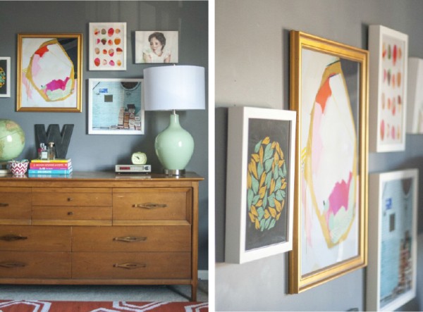 An Artfully Custom Wall - Dream Green DIY