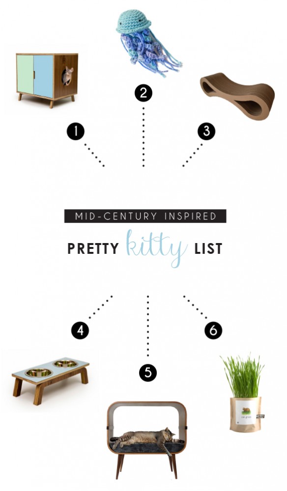Mid-Century Inspired Kitty Collection - Dream Green DIY