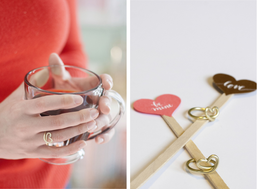 Easy as D-I-Y: Wire Heart Ring - Dream Green DIY