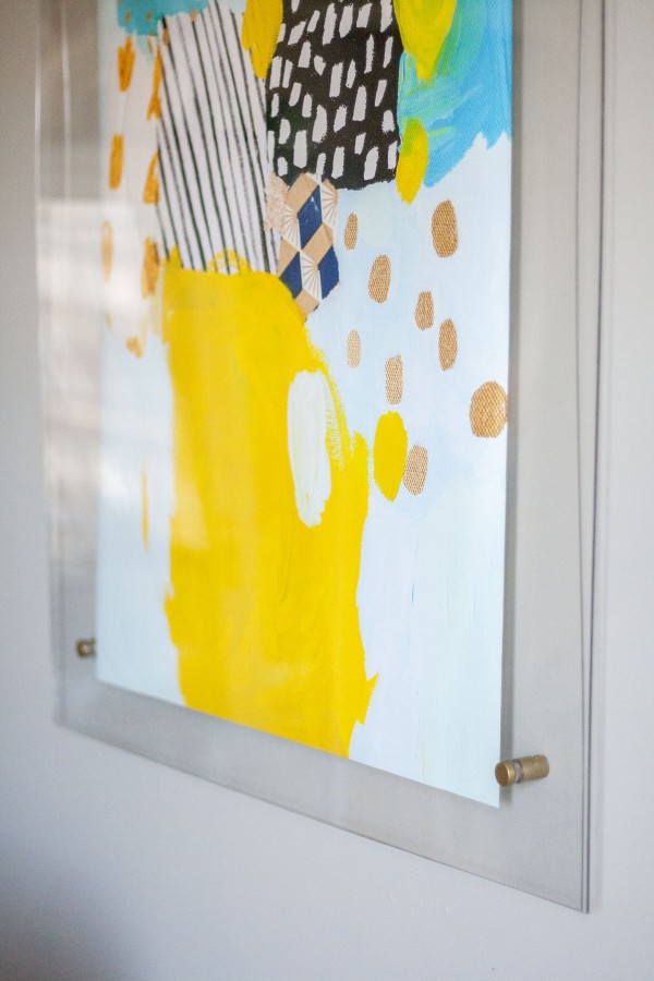 A Do-It-Yourself Acrylic+Brass Frame - Dream Green DIY