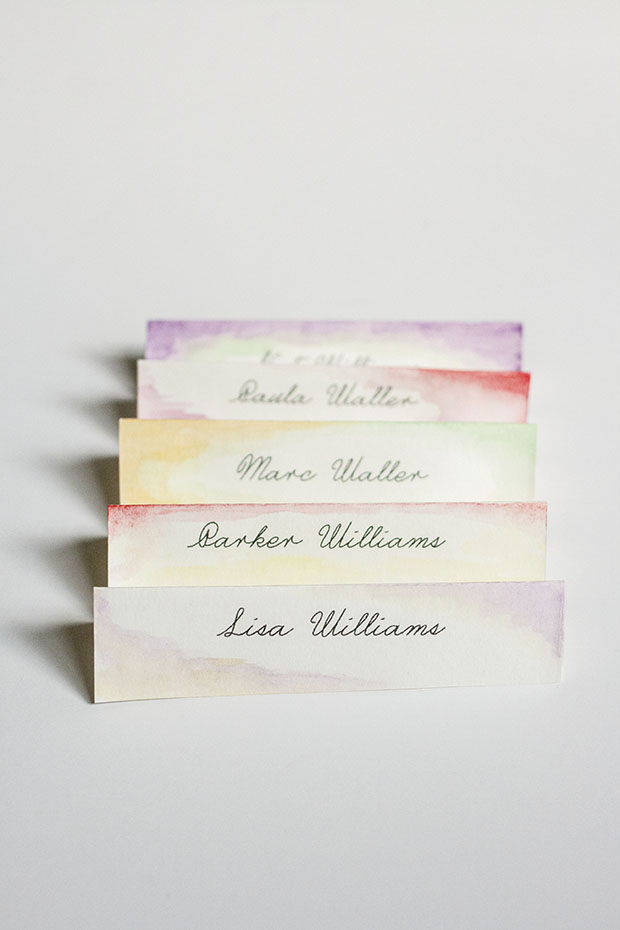 This Week on eHow: DIY Watercolor Name Cards - Dream Green DIY