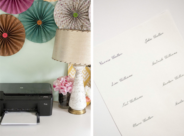 This Week on eHow: DIY Watercolor Name Cards - Dream Green DIY