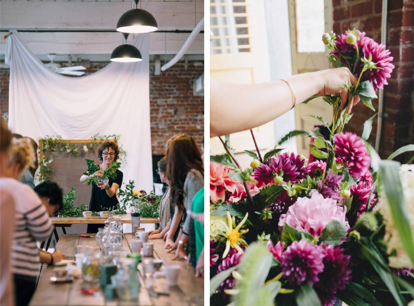 DIY Foraged Floral Arranging - Dream Green DIY