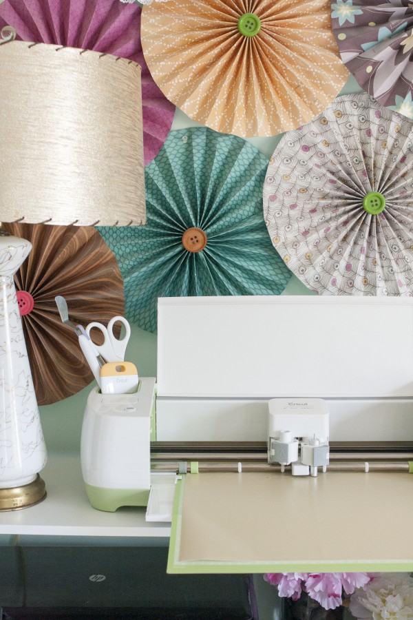My Cricut Office Makeover - Dream Green DIY