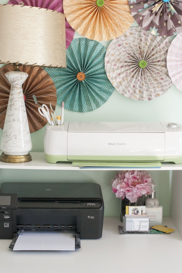 My Cricut Office Makeover - Dream Green DIY