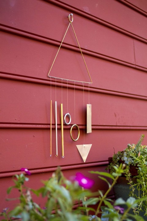 DIY Modern Wind Chime - Dream Green DIY