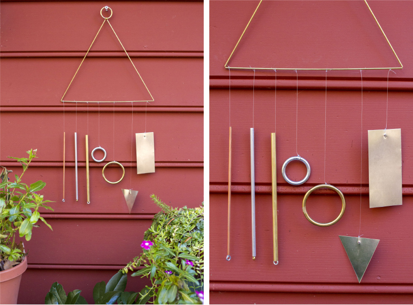 DIY Modern Wind Chime - Dream Green DIY