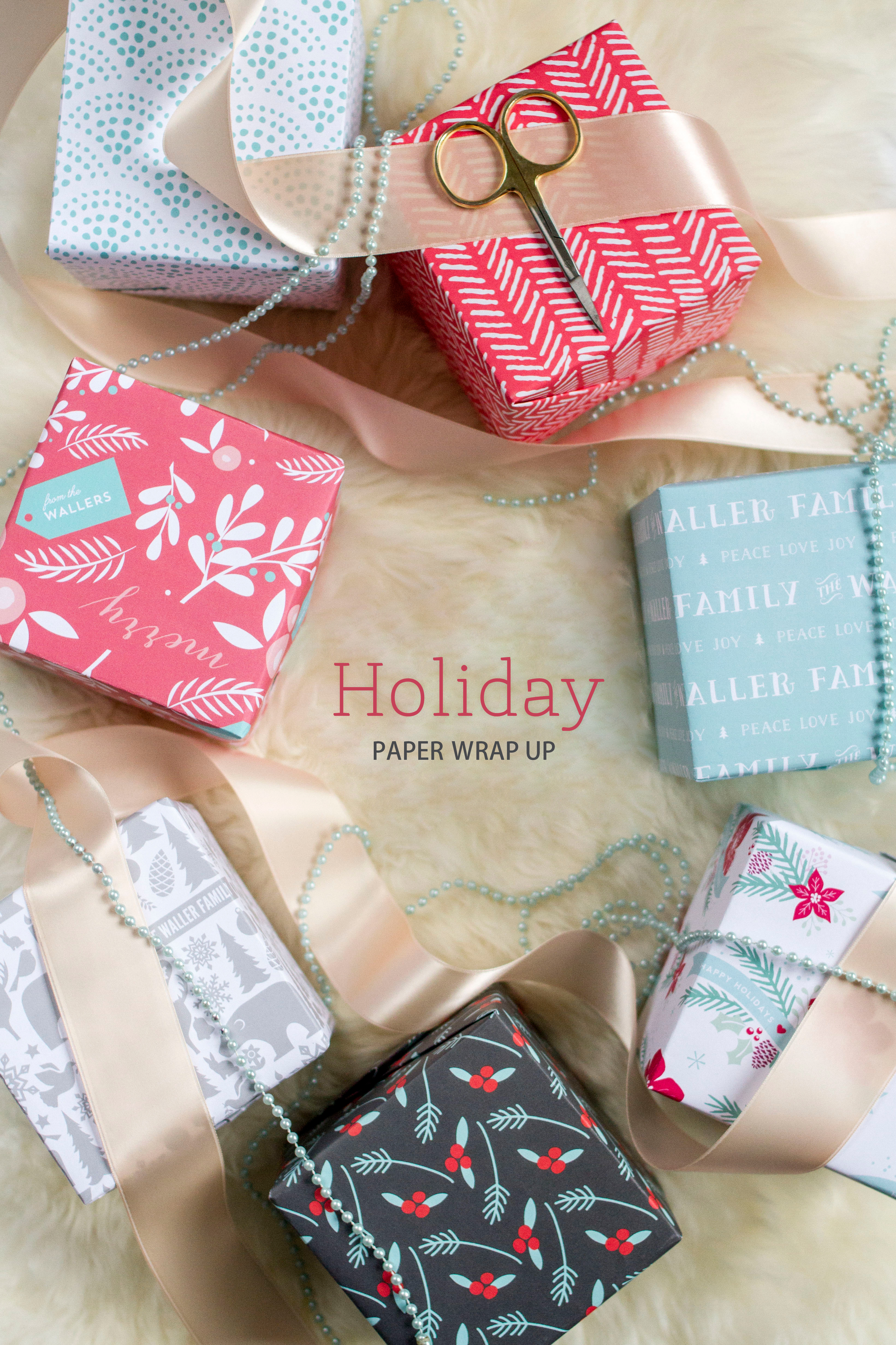 Holiday Paper Wrap Up Challenge - Dream Green DIY