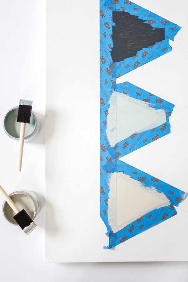 DIY Modern Triangles Artwork