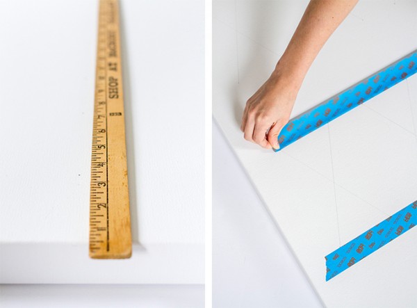 DIY Modern Triangles Artwork