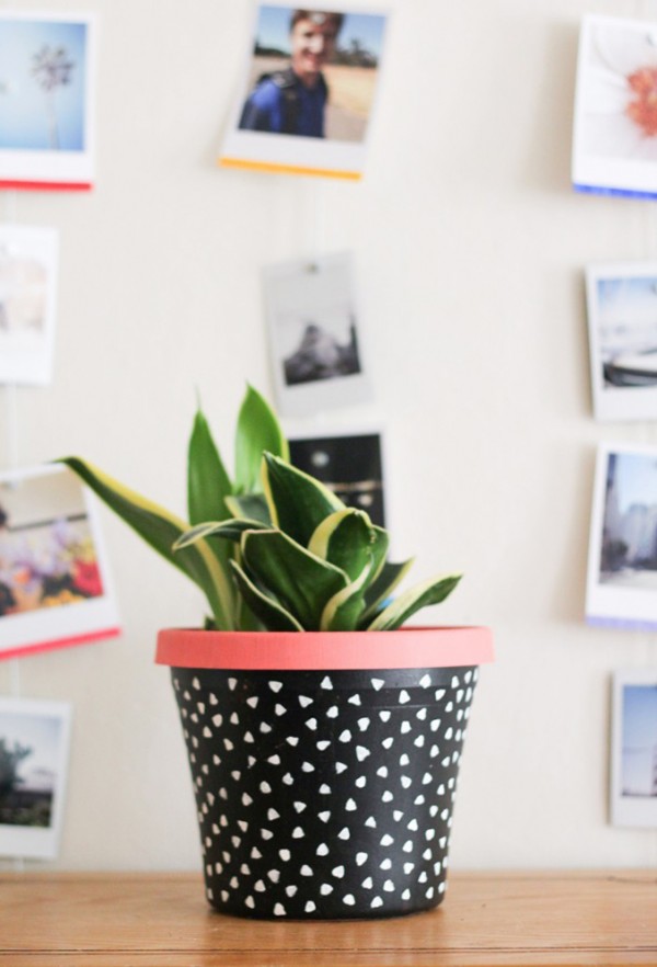 DIY Painted Planter