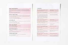 Printable Copy Editing Chicago Style Guide - Dream Green DIY