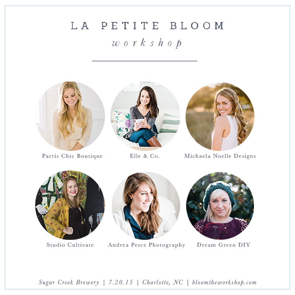 La Petite Bloom Workshop is Coming to Charlotte, NC