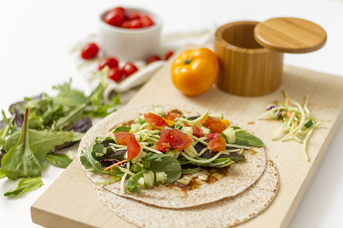 Simple Spring Veggie Wrap Recipe