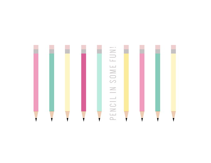 DIY Iron-On Pencil Bag + Free Printable Artwork