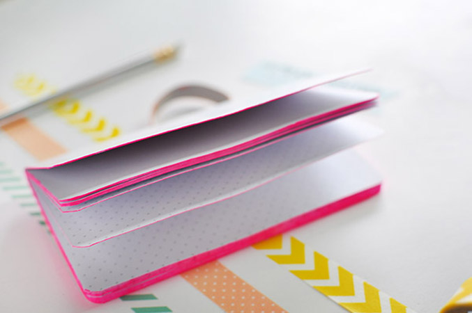 Simple DIY Painted Notebook