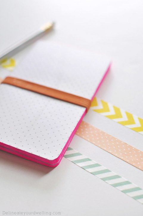 Simple DIY Painted Notebook