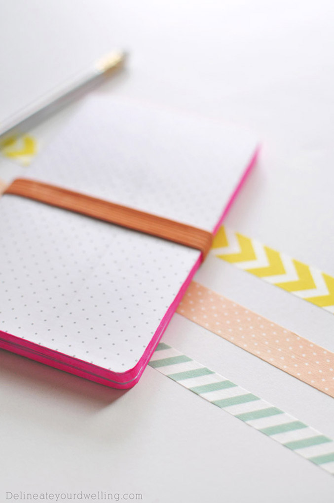 Simple DIY Painted Notebook