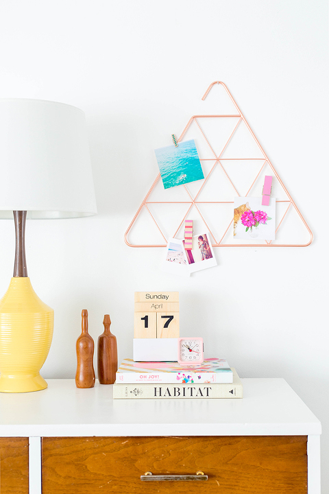 3 Uses For A Copper Triangle Scarf Holder - Dream Green DIY