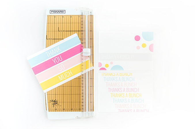 DIY Printable Thank You Cards - Dream Green DIY