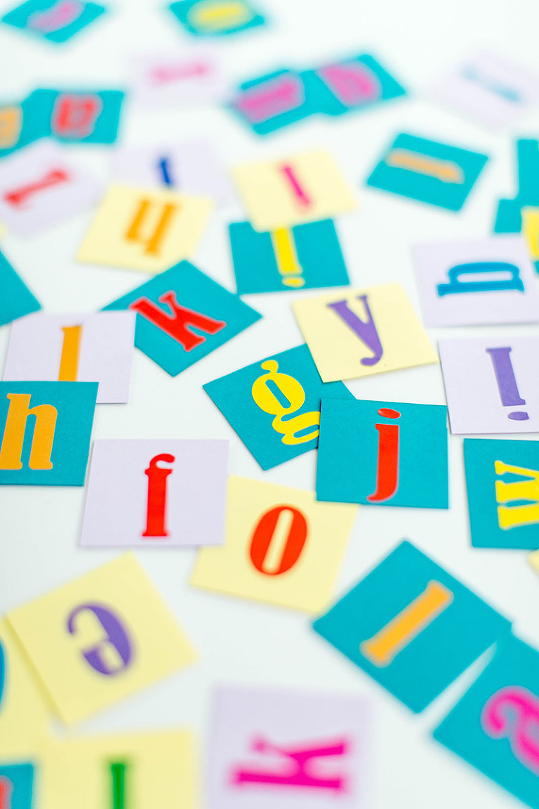DIY Magnetic Alphabet Message Pieces - Dream Green DIY