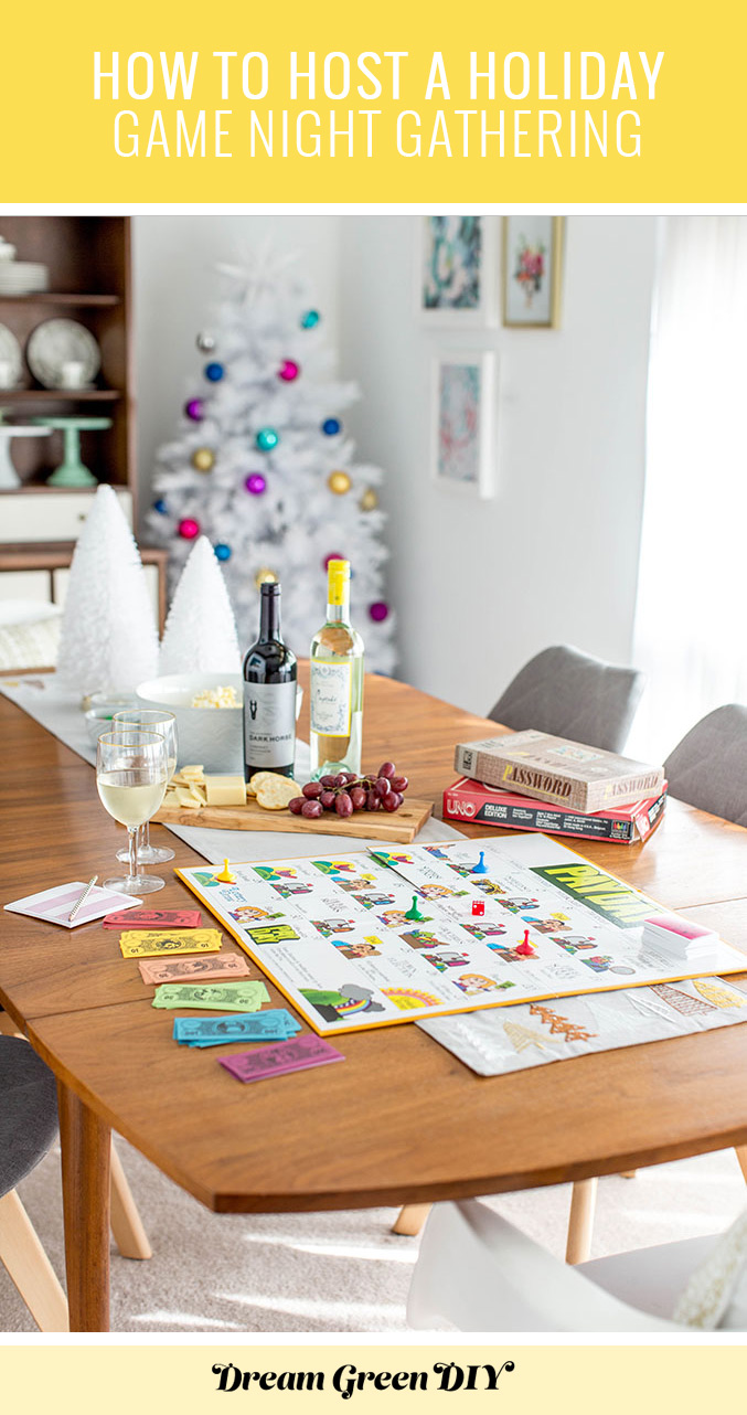 How To Host A Holiday Game Night Gathering - Dream Green DIY