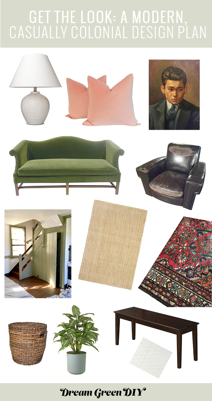 A Modern, Casually Colonial Makeover Design Plan - Dream Green DIY
