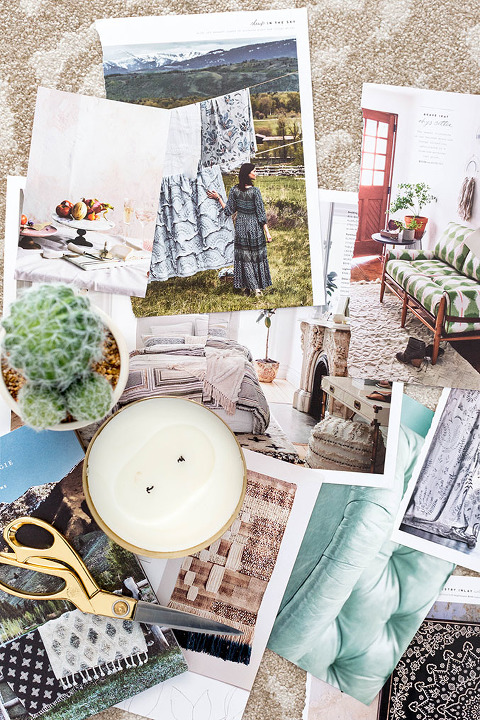 How To Make A Free DIY Catalog Mood Board - Dream Green DIY