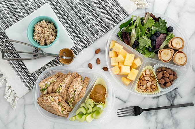 Two Versions Of A Mid-Week Bento Box Lunch - Dream Green DIY