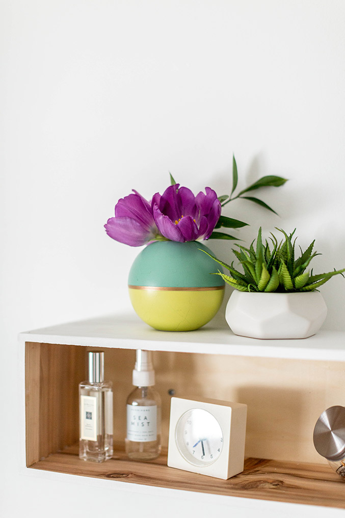 How To Make And Style DIY Painted Wall Cubbies - Dream Green DIY