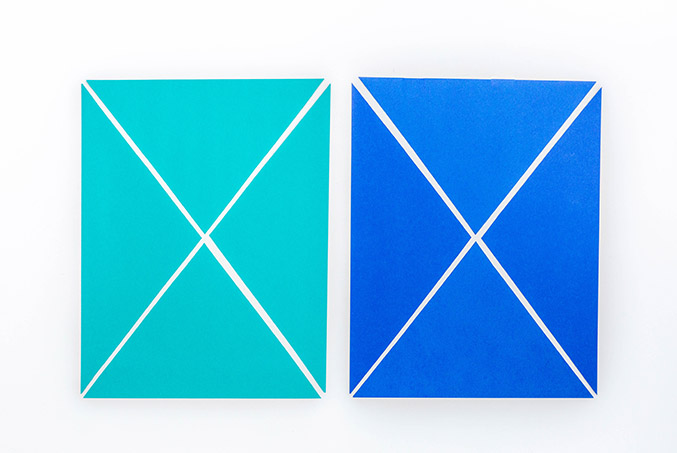 How To Make DIY 2D Color Block Paper Frames - Dream Green DIY
