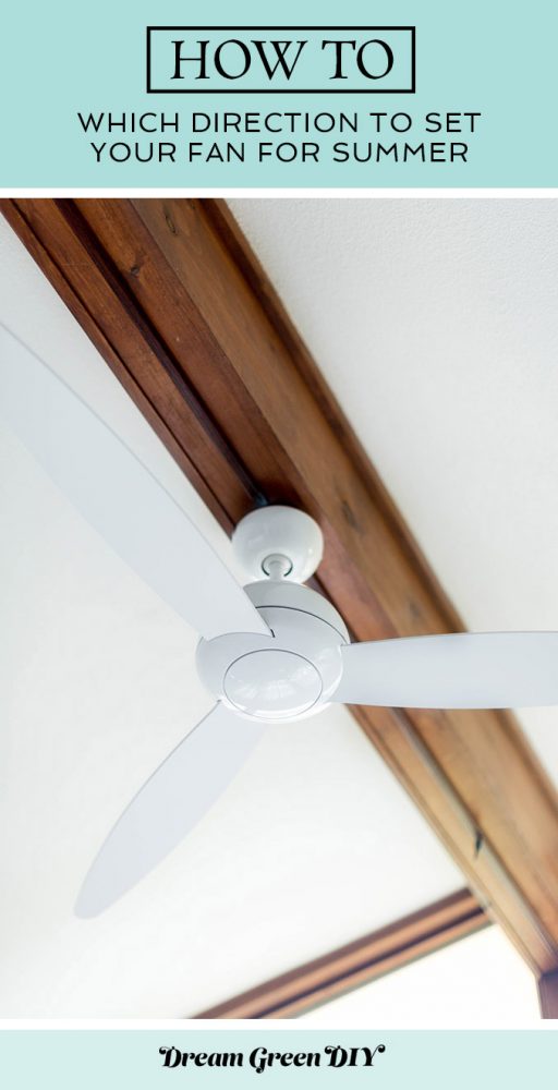 Which Direction To Set Your Fan For Summer - Dream Green DIY