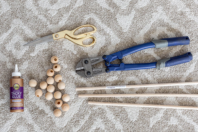 How To Make A DIY Wood Mobile For $4 - Dream Green DIY