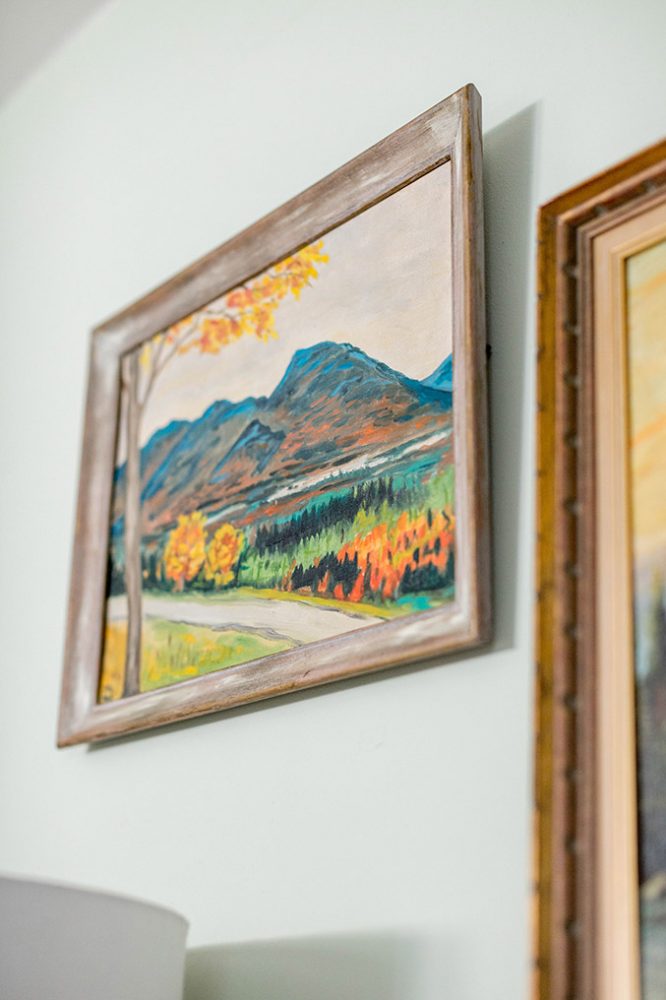 Thrift Store Score: Vintage Landscape Paintings - Dream Green DIY