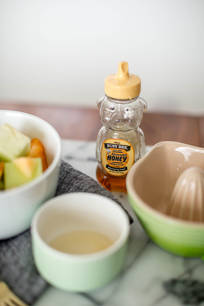 5-Minute Fruit Salad Honey Drizzle - Dream Green DIY