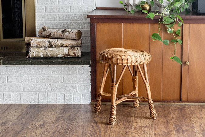 Thrift Store Score: A Boho Stool - Dream Green DIY