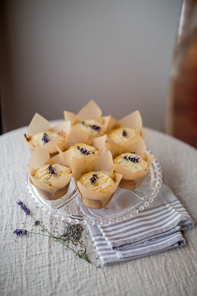 A Recipe For Lemon Lavender Muffins - Dream Green DIY