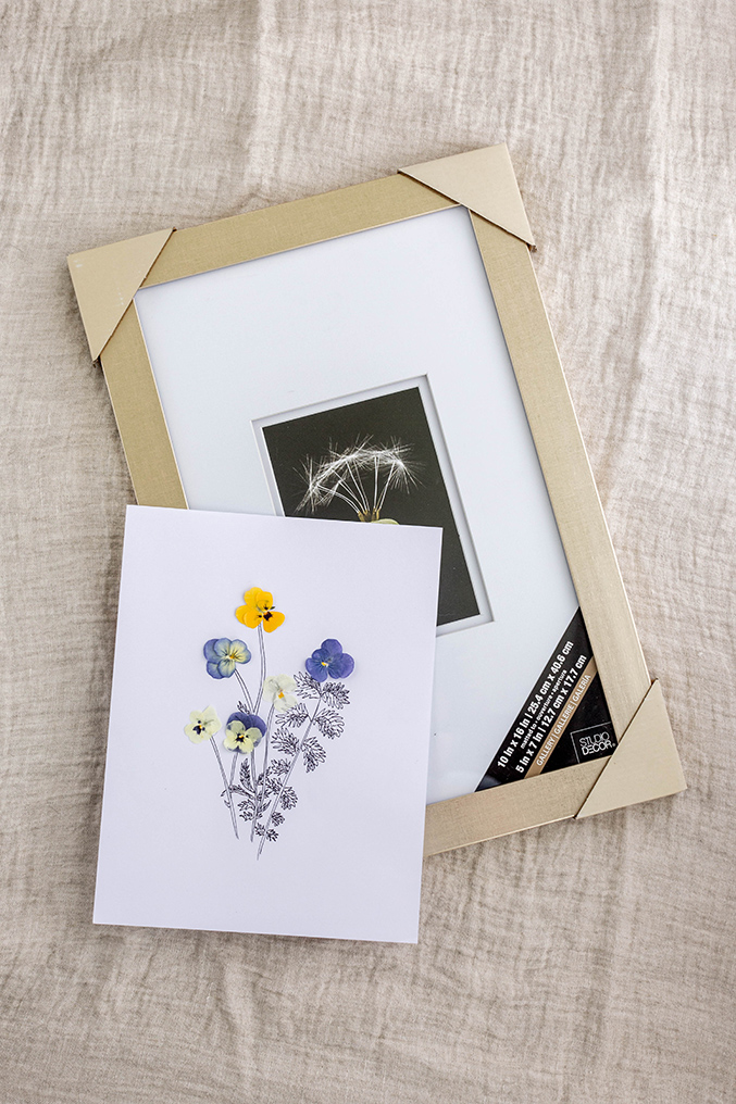 DIY Pressed Flowers Art Print - Dream Green DIY