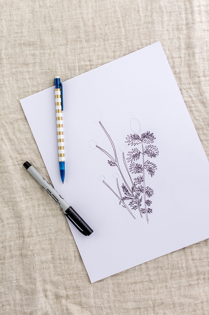 DIY Pressed Flowers Art Print - Dream Green DIY