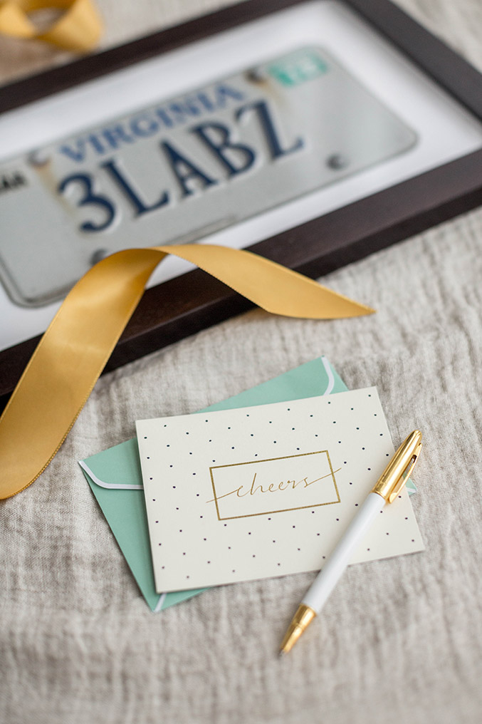 Custom Framed License Plate Birthday Gift Idea - Dream Green DIY