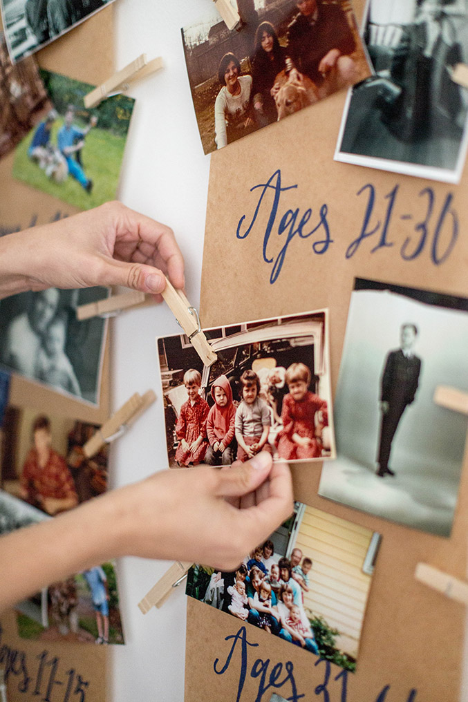 DIY Birthday Photo Guessing Game Banner - Dream Green DIY