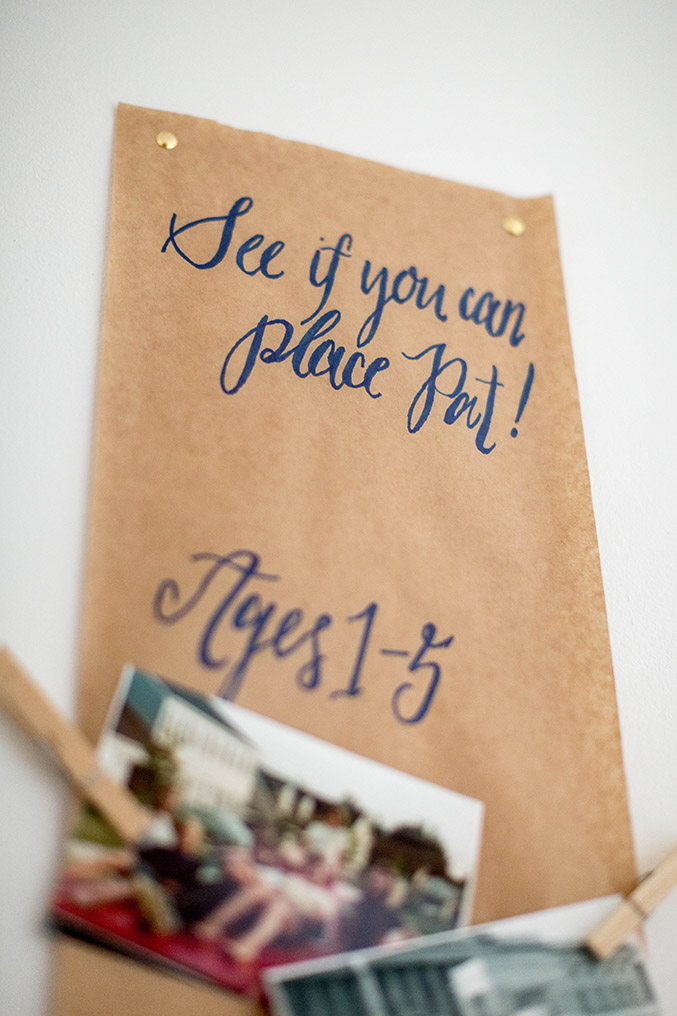 DIY Birthday Photo Guessing Game Banner - Dream Green DIY