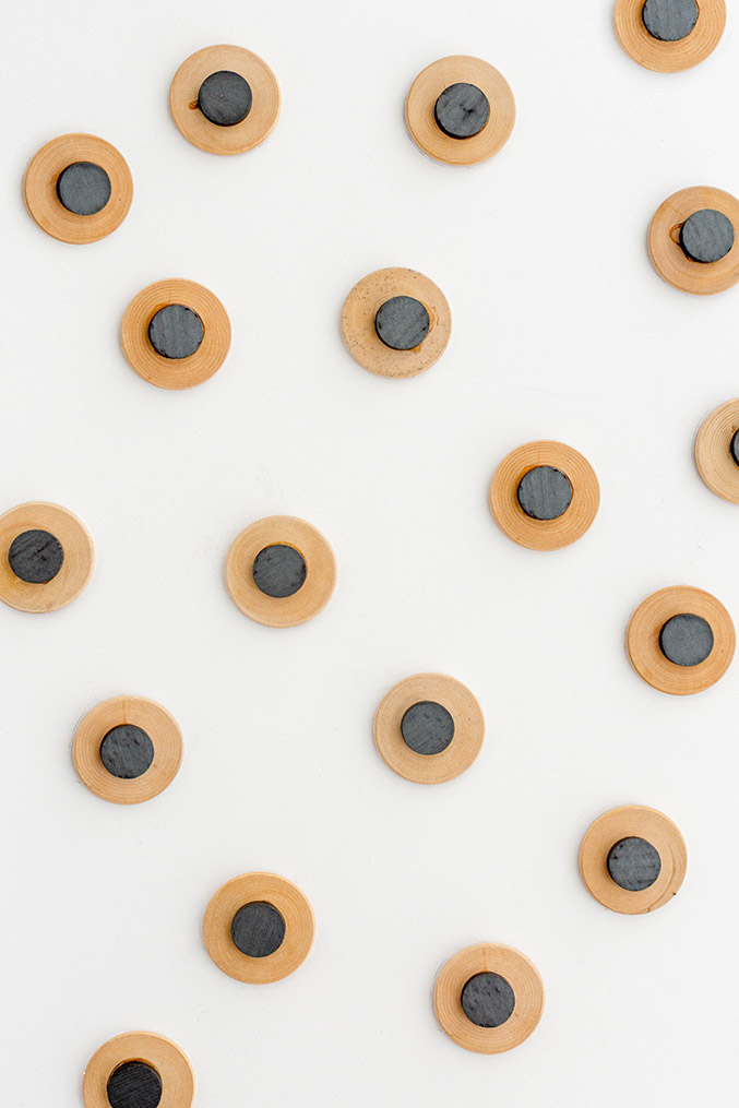 DIY Patterned Scrapbook Paper Magnets - Dream Green DIY