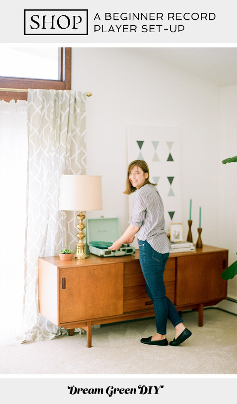 A Beginner Record Player Set-Up - Dream Green DIY