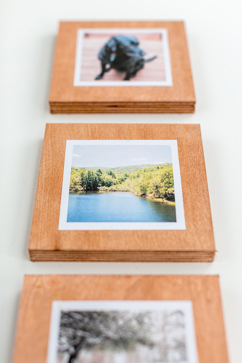 DIY Faux Stained Wood Instagram Frames - Dream Green DIY
