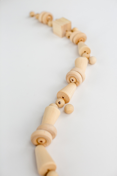 DIY Decorative Wooden Bead Strand - Dream Green DIY