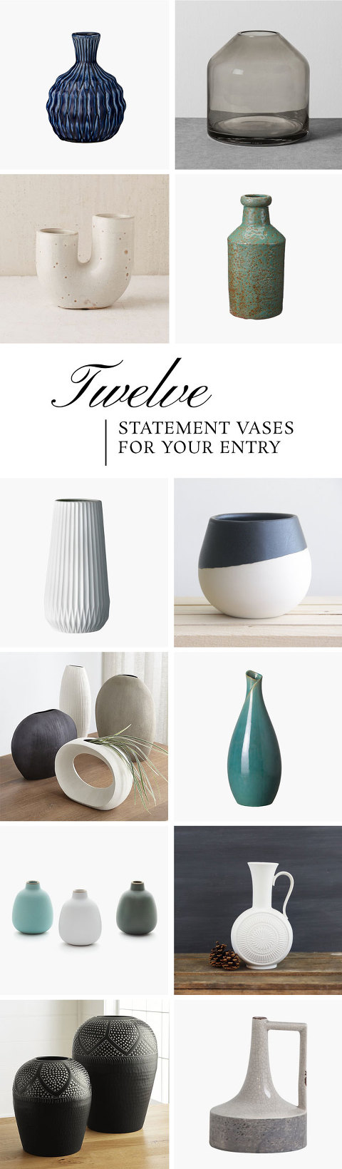 12 Statement Vases For Your Entry Table - Dream Green DIY